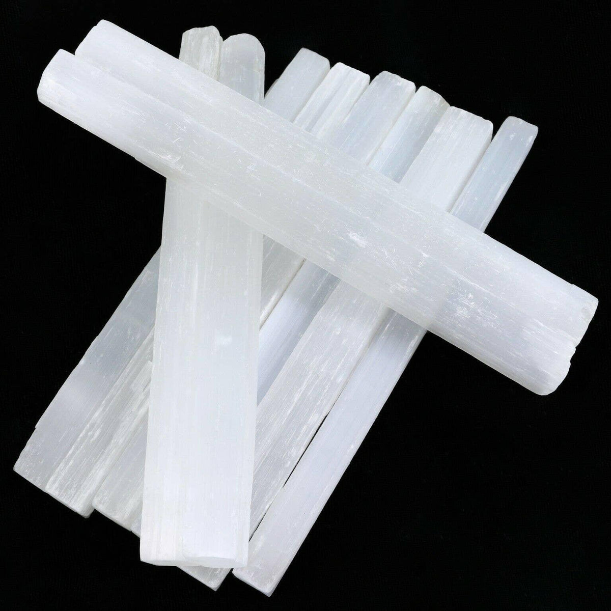 Selenite Wand (7") | Aura Clearing & Charging Tool – Wild Raven's Nest