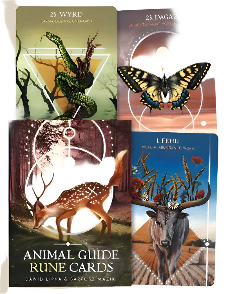 Animal Guide Rune Cards | Totem & Symbol Wisdom – Wild Raven's Nest