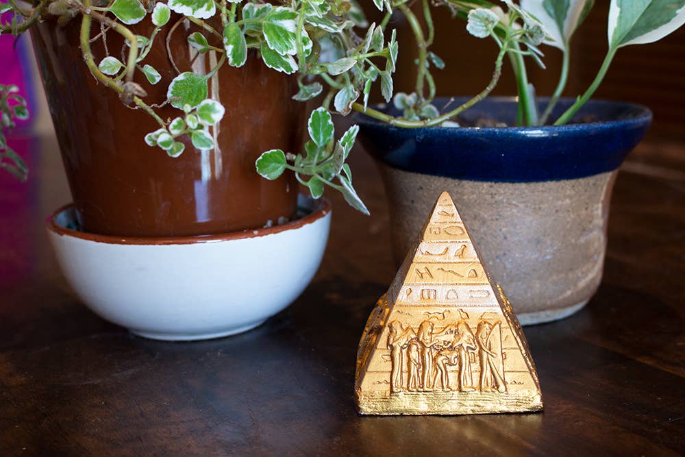 Egyptian Pyramid Gypsum Golden - 3" – Wild Raven
